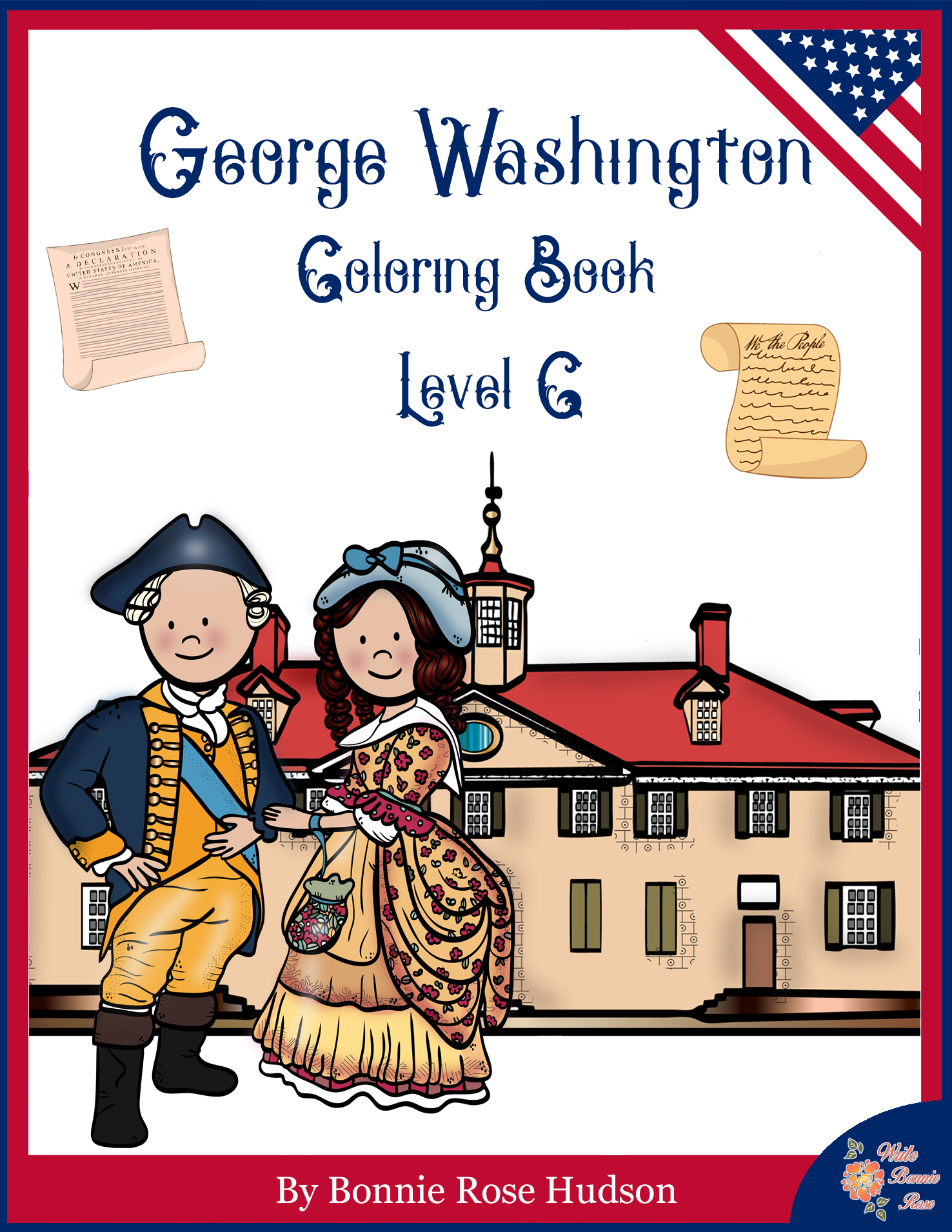 George Washington Coloring Book-Level C | Made By Teachers