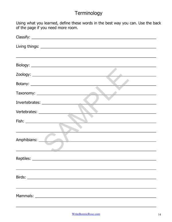 Classification of Living Things-Learning About Science, Level 4 | Made ...