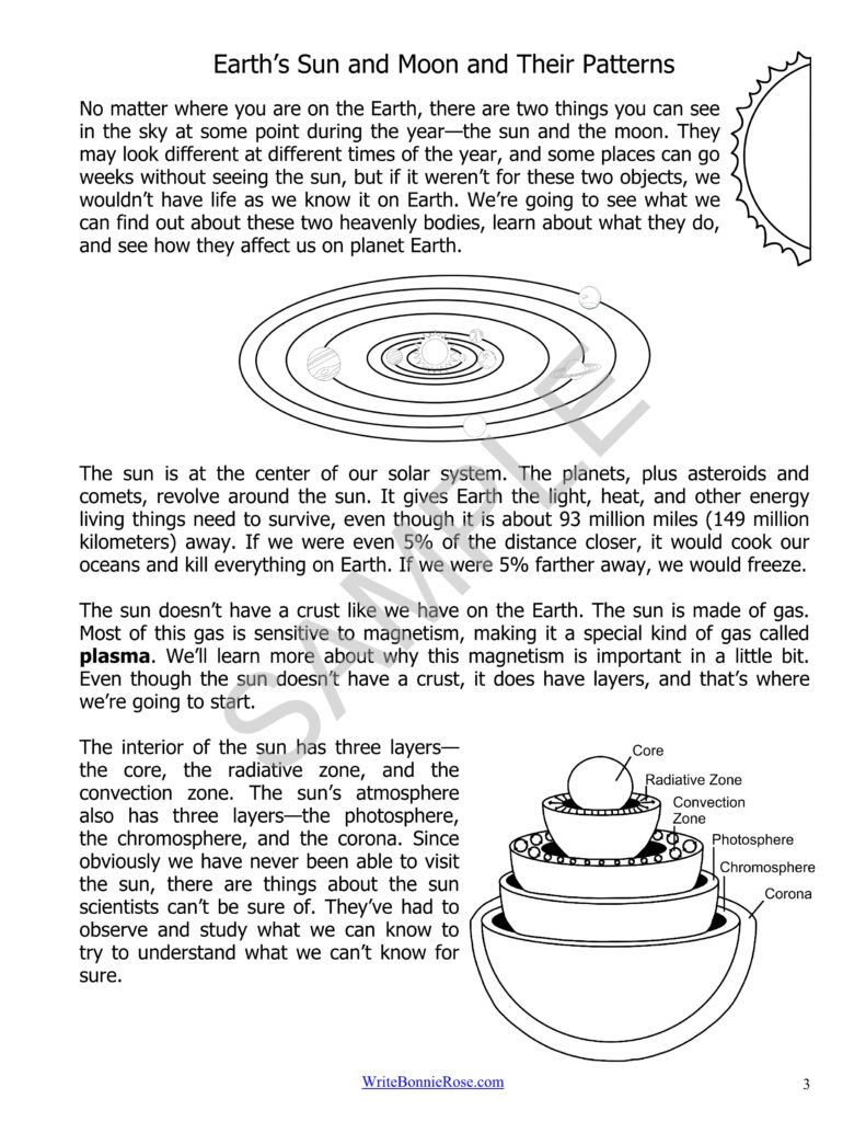 Earth's Sun and Moon and Their Patterns-Learning About Science, Level 4 ...