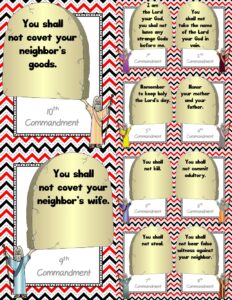 The Ten Commandments Posters - Catholic | Made By Teachers
