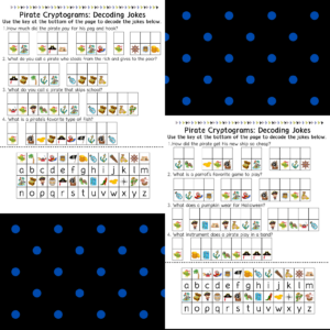 Pirate Cryptogram and Decoding Worksheets | Made By Teachers