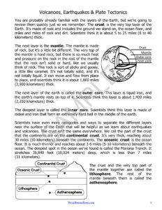 Volcanoes, Earthquakes & Plate Tectonics-Learning About Science, Level ...