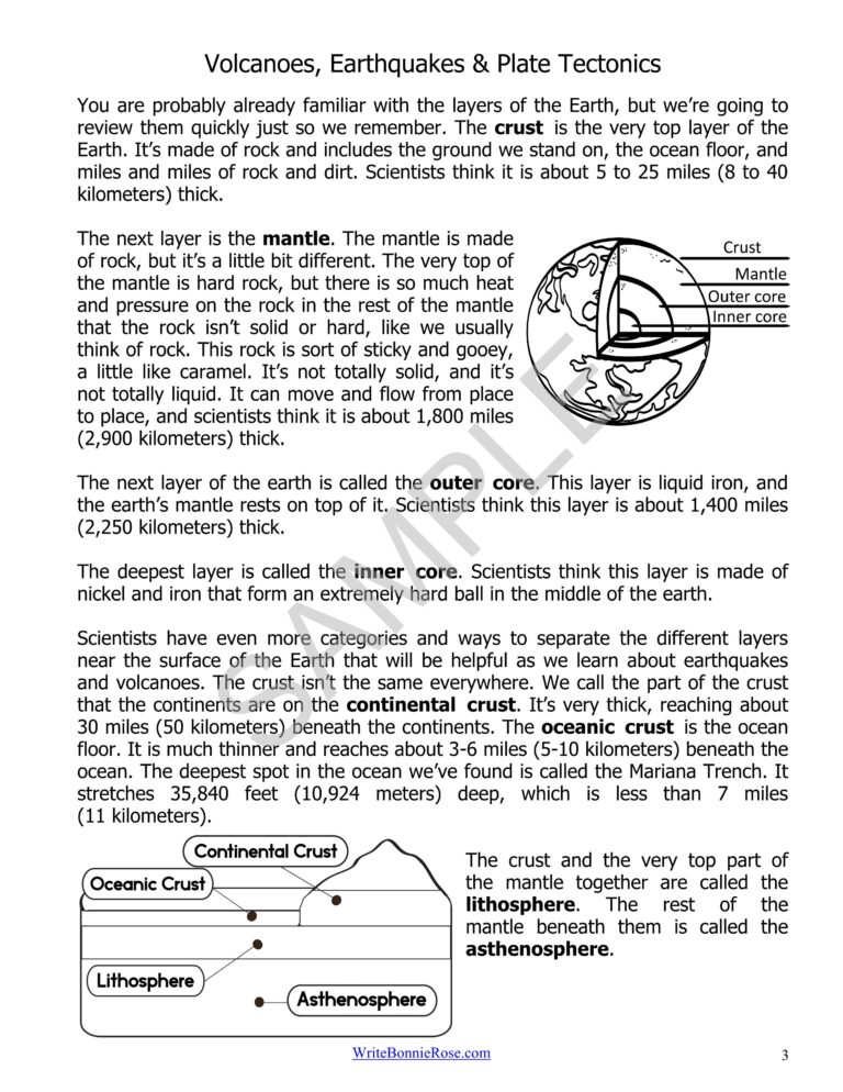 Volcanoes, Earthquakes & Plate Tectonics-Learning About Science, Level ...