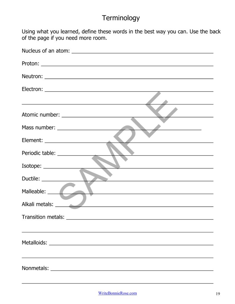 Elements, Compounds, and the Periodic Table-Learning About Science ...