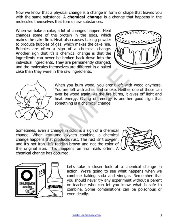 Physical and Chemical Changes-Learning About Science, Level 5 - Made By ...