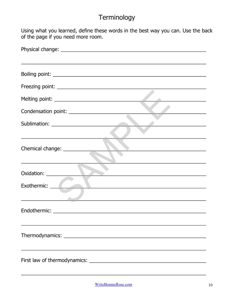 Physical and Chemical Changes-Learning About Science, Level 5 - Made By ...