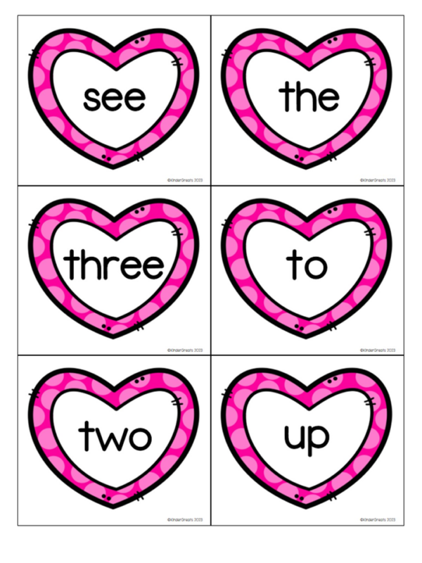 Valentines Dolch Sight Word Game Bundle | Made By Teachers
