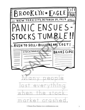 Great Depression Coloring Book-Level B | Made By Teachers