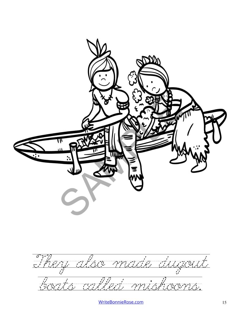 Get to Know the Wampanoag Coloring Book-Level C | Made By Teachers