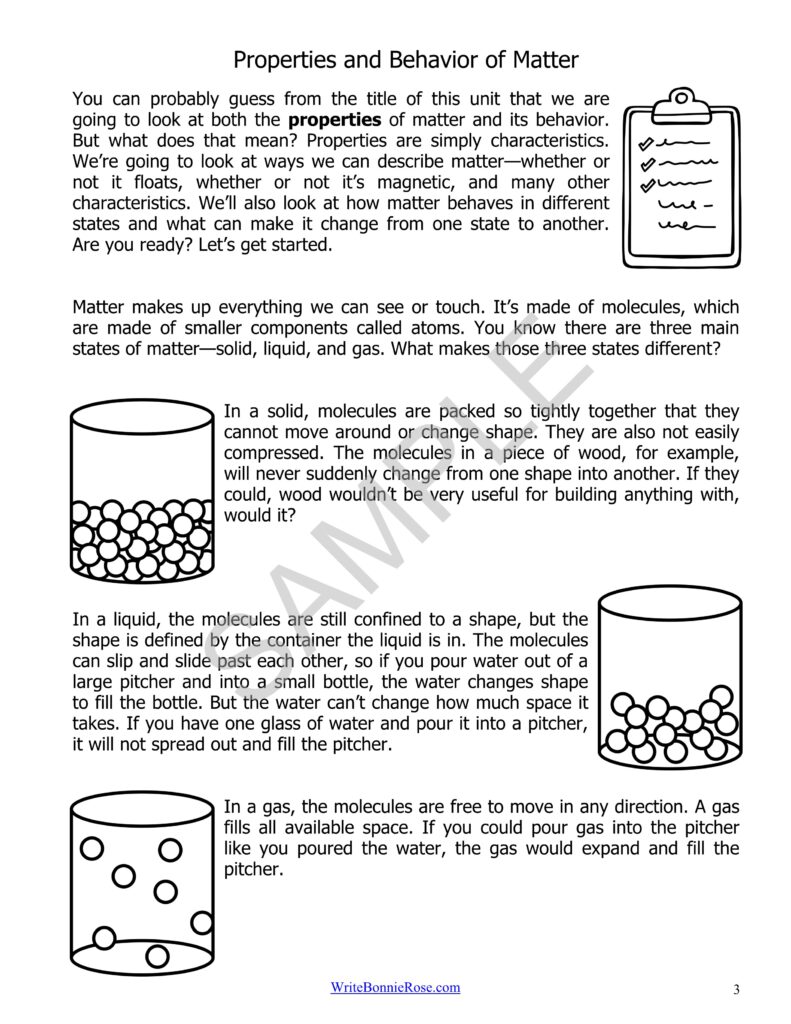 Properties and Behavior of Matter-Learning About Science, Level 5 ...