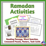 Ramadan Reading Passage, Task Cards, Puzzles & Posters | Made By Teachers