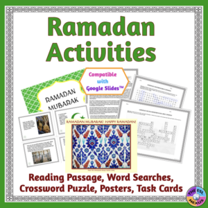 Ramadan Reading Passage, Task Cards, Puzzles & Posters | Made By Teachers