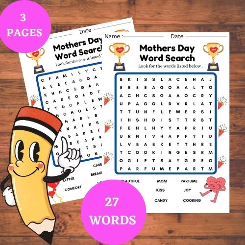 Mother's Day Word Search Activity | Made By Teachers