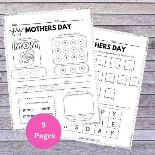 Mother's Day Worksheets / Mothers Day Tracing and Crafts | Made By Teachers