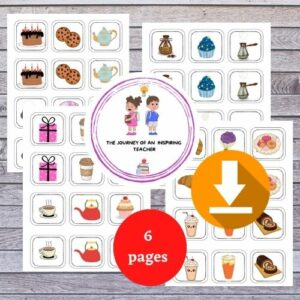 Mother's Day Tea Party Matching Game / Tea Party Matching Cards | Made ...