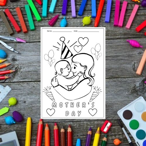 Mothers Day Coloring Pages / Coloring sheets /Mothers Day Activities ...