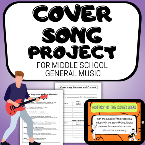 COVER SONGS a Middle School General Music Unit | Made By Teachers