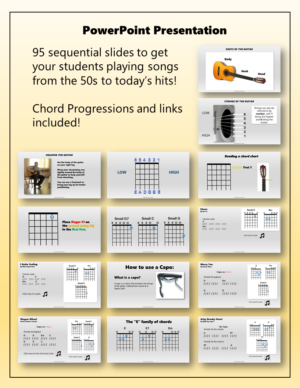 BEGINNING GUITAR UNIT for Middle and High School Music Classes | Made ...