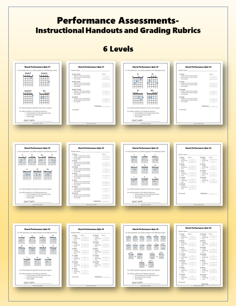 BEGINNING GUITAR UNIT for Middle and High School Music Classes | Made ...