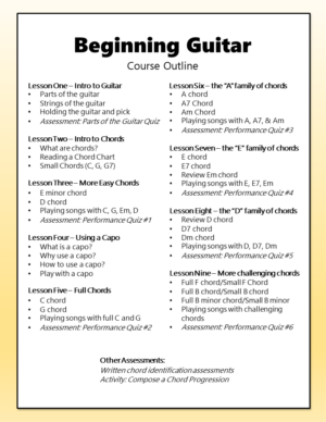 BEGINNING GUITAR UNIT for Middle and High School Music Classes | Made ...