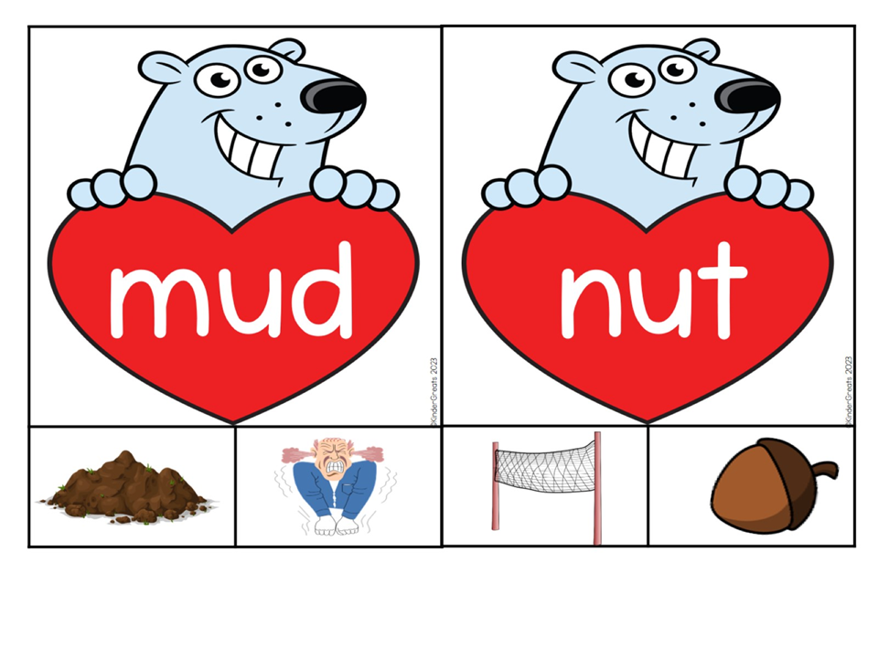 Cvc Words Clip Cards for Valentine's Day | Made By Teachers