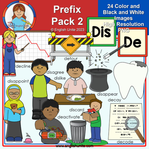 Clip Art - Prefix Super Bundle | Made By Teachers