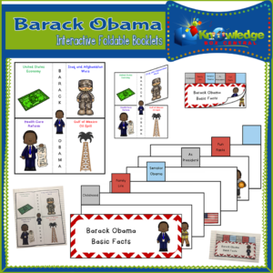 President Barack Obama Interactive Foldable Booklets | Made By Teachers