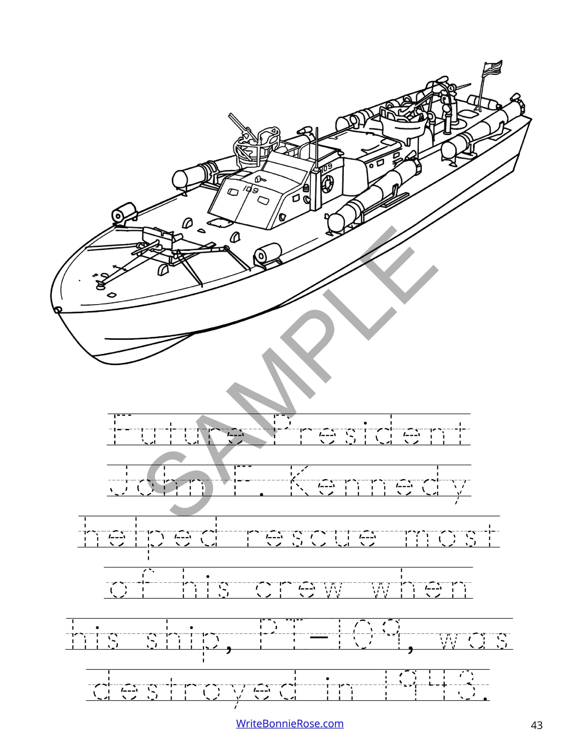 History at Sea Coloring Book-Level B | Made By Teachers