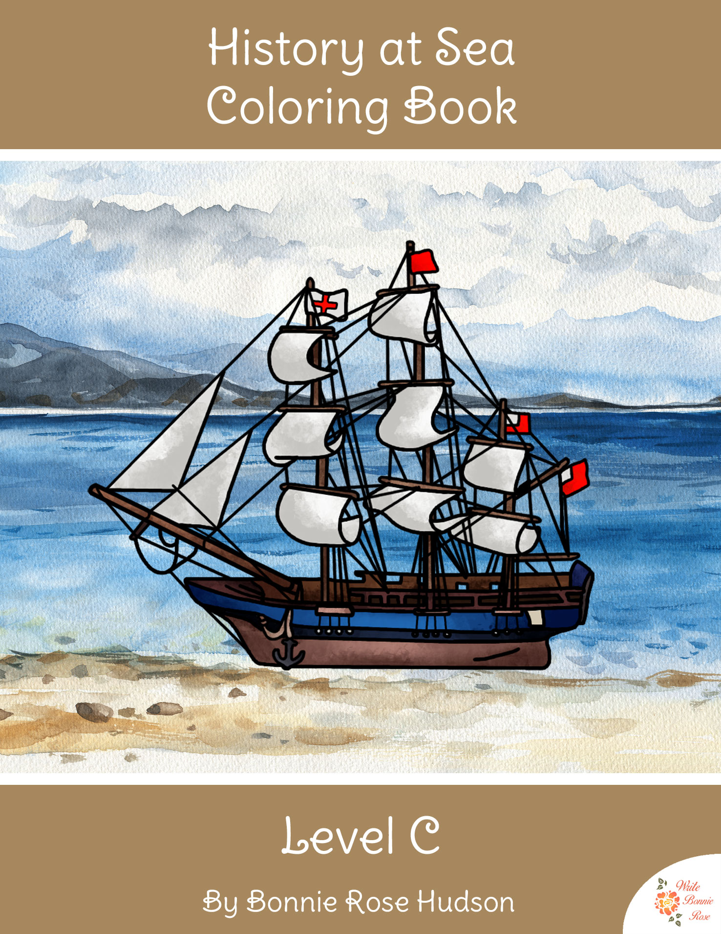 History at Sea Coloring Book-Level C | Made By Teachers