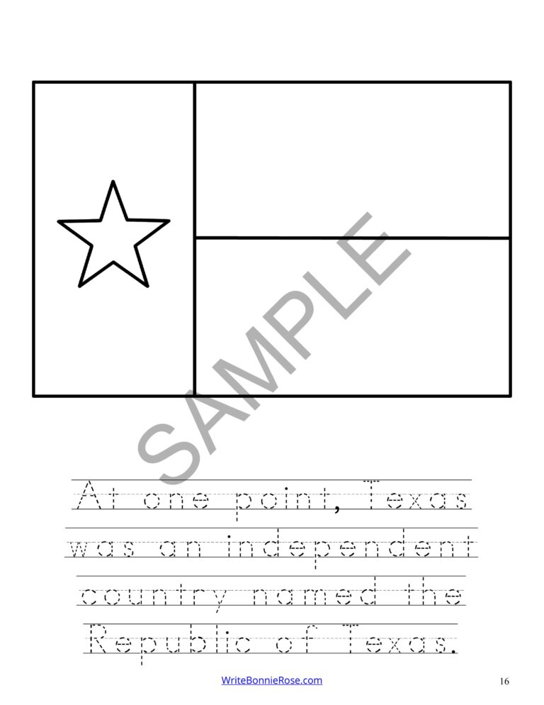 History of Flags in America Coloring Book-Level B | Made By Teachers