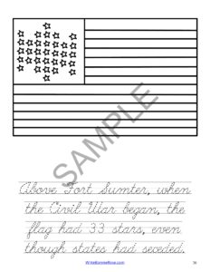 History of Flags in America Coloring Book-Level C | Made By Teachers