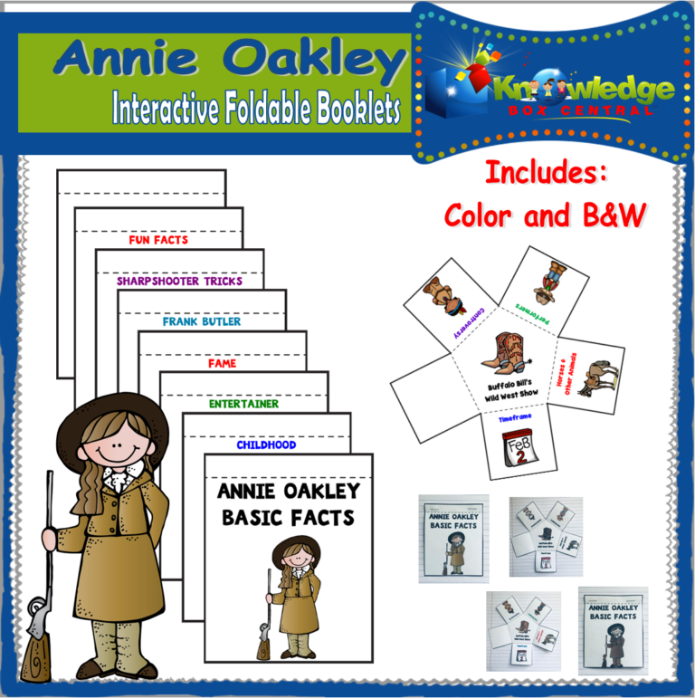 Annie Oakley Interactive Foldable Booklets | Made By Teachers