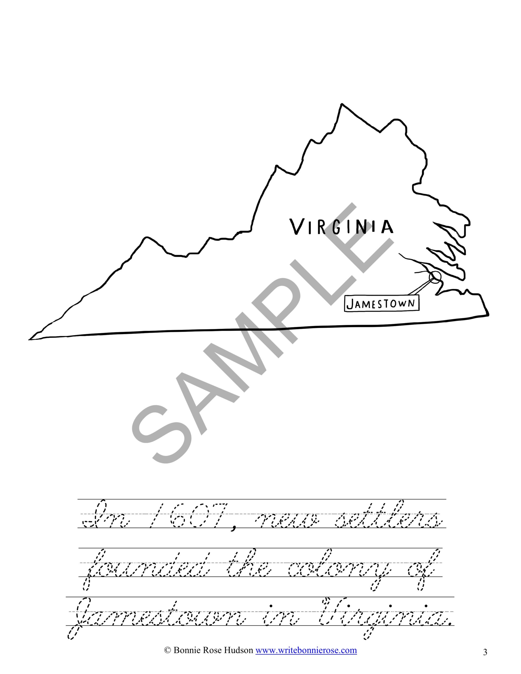Jamestown Colony Coloring Book-Level C | Made By Teachers