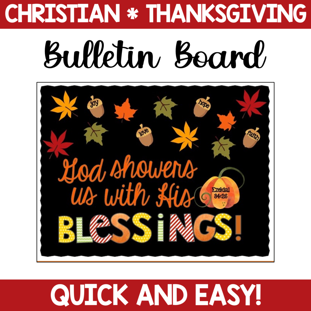 Christian Bulletin Board: God Showers Us With His Blessings | Made By ...