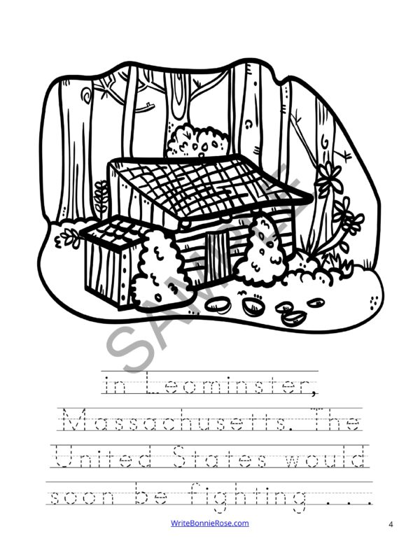 Johnny Appleseed Coloring Book-Level B | Made By Teachers