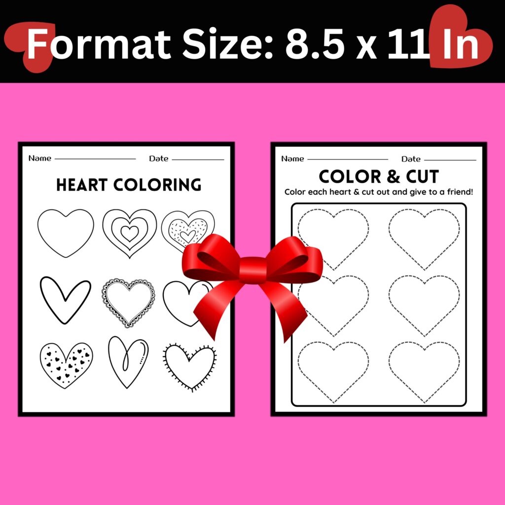 DOLLAR DEAL ! Valentine's Day Activities | February Coloring Sheets ...