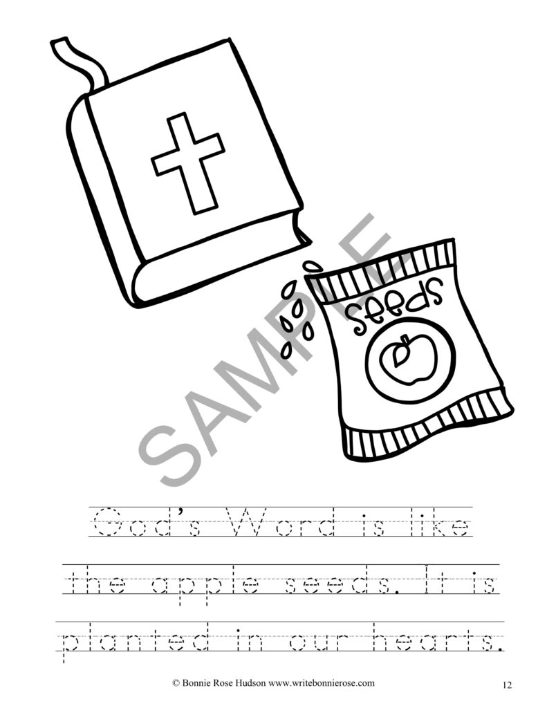 Johnny Appleseed and the Fruits of the Spirit Coloring Book-Level B ...