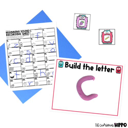 Beginning Sounds Matching - Monsters | Made By Teachers