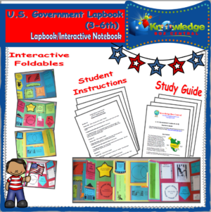 U.S. Government (3rd - 6th) Lapbook / Interactive Notebook | Made By ...