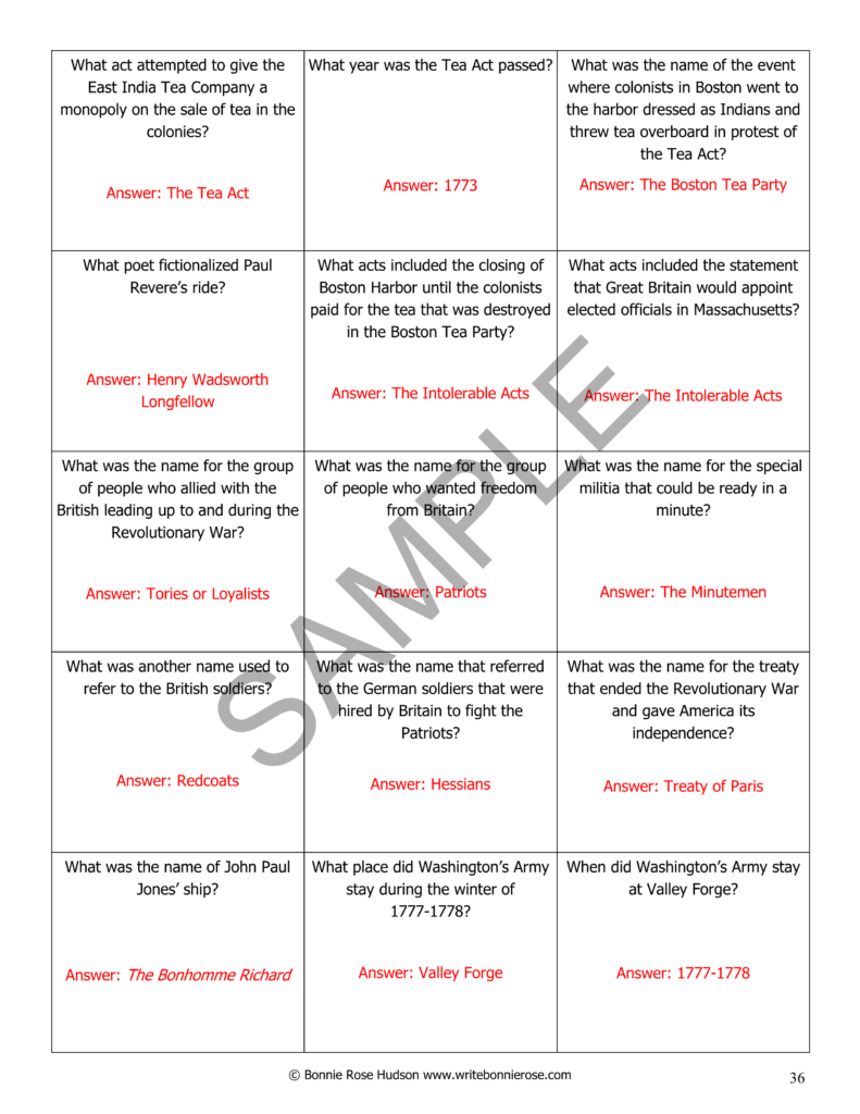 A Spy for General Washington Board Game | Made By Teachers