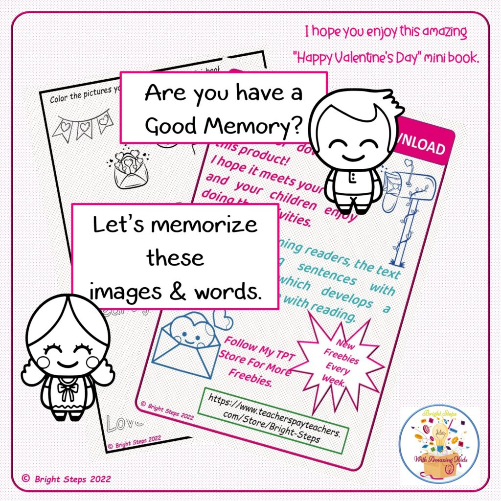 ''Valentine's Day'' Mini-Coloring Book/ Emergent Readers/ February ...