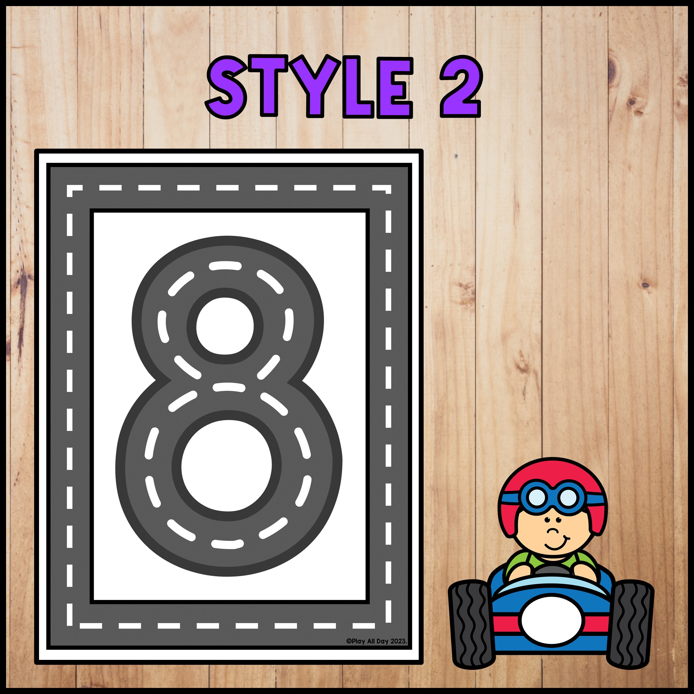 Road Number Mats | Number Posters | Made By Teachers