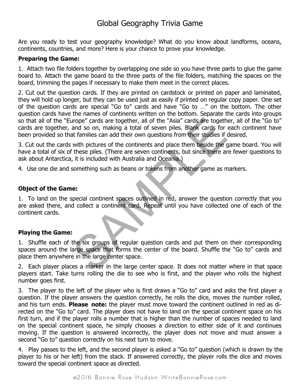 Global Geography Trivia Game | Made By Teachers