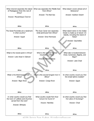 Global Geography Trivia Game | Made By Teachers