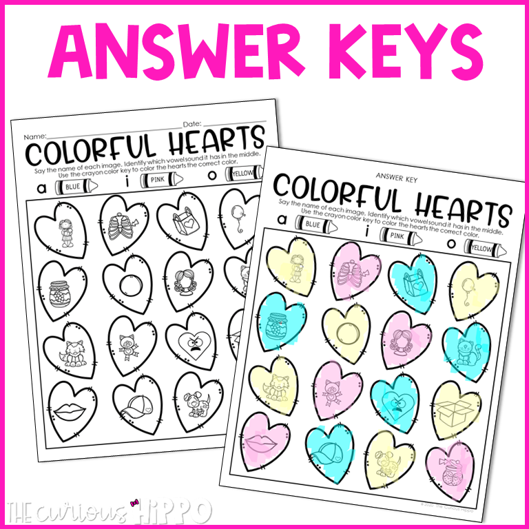 CVC short vowel practice - Valentine's Day | Made By Teachers