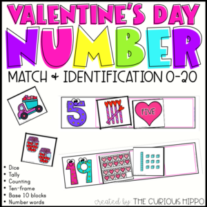 Number Matching and Identification Valentine's Day | Made By Teachers