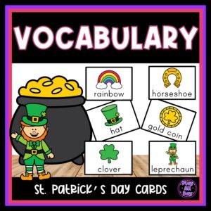 FREE ST. PATRICK’S DAY Themed Vocabulary Cards | French Version ...