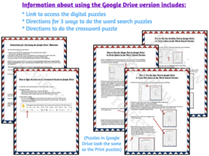 President's Day Word Search and Crossword Puzzles | Made By Teachers
