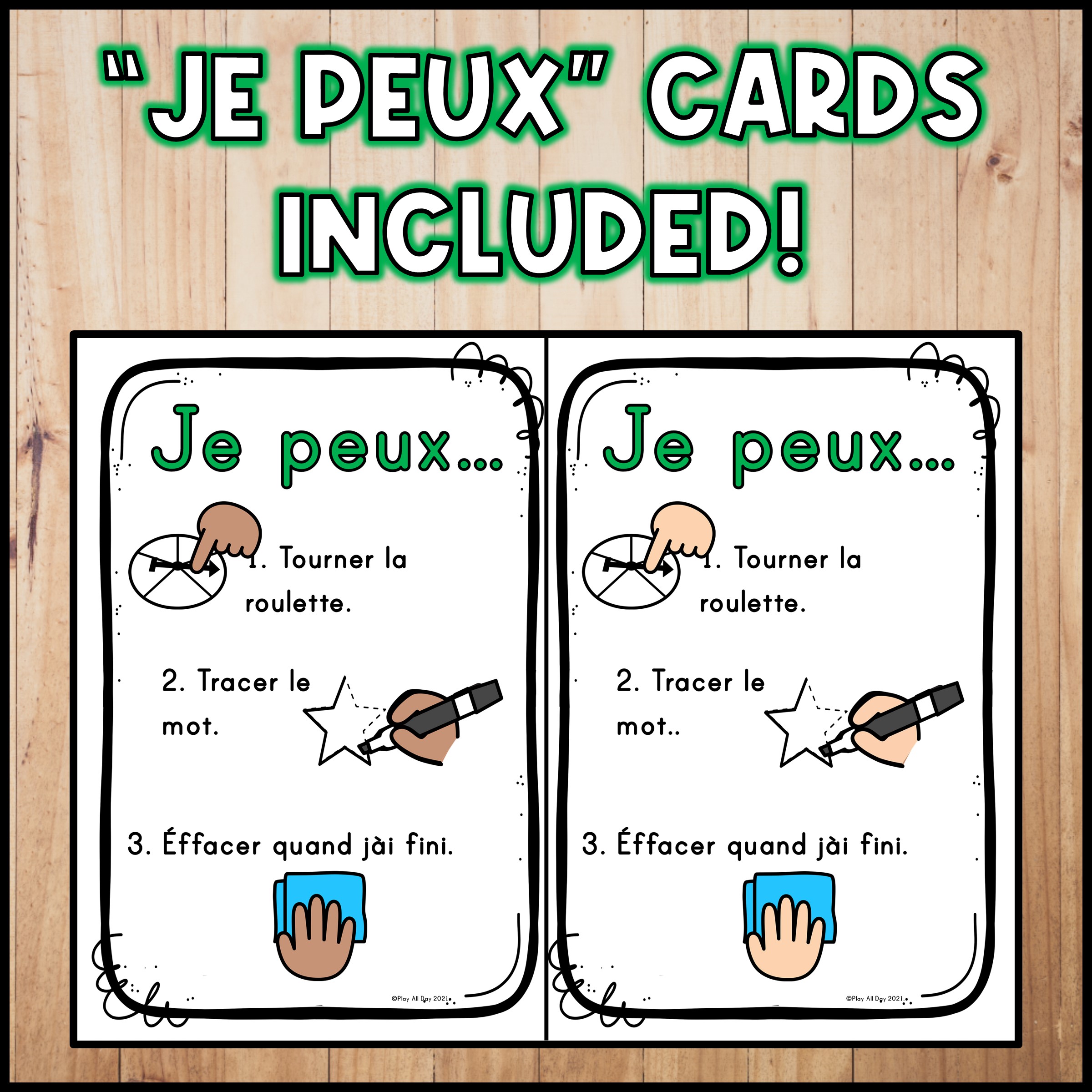 French St. Patrick’s Day Word Work with Sight Words | Les mots ...