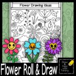 Roll a Flower Character Roll and Draw Printable Art Game Art Sub Lesson ...